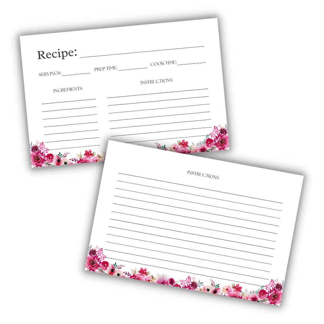 Product Details: PLR Seasonal Recipe Card Bundle - Print Perfect Creative