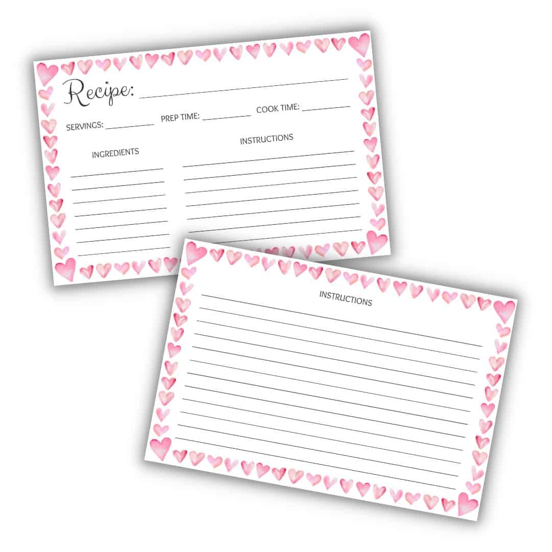 Product Details: PLR Seasonal Recipe Card Bundle - Print Perfect Creative
